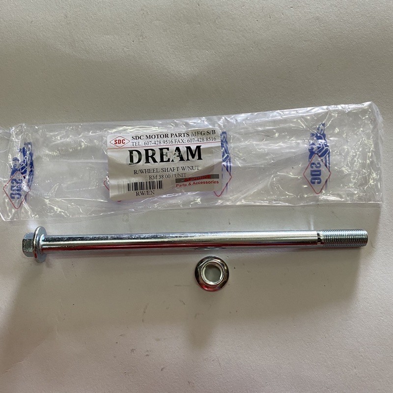 HONDA EX5 DREAM FRONT WHEEL SHAFT / REAR WHEEL SHAFT (SDC) | Shopee Malaysia