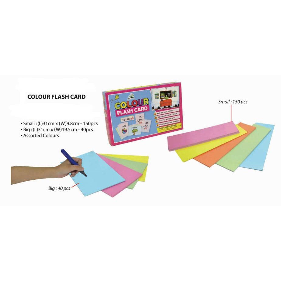 Color Flash Card Small & Big Size | Shopee Malaysia