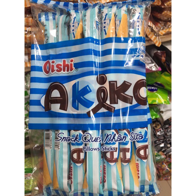 Akiko Oishi Snack Sticks 160G Pack. Oishi AKIKO long snack sticks 160g ...