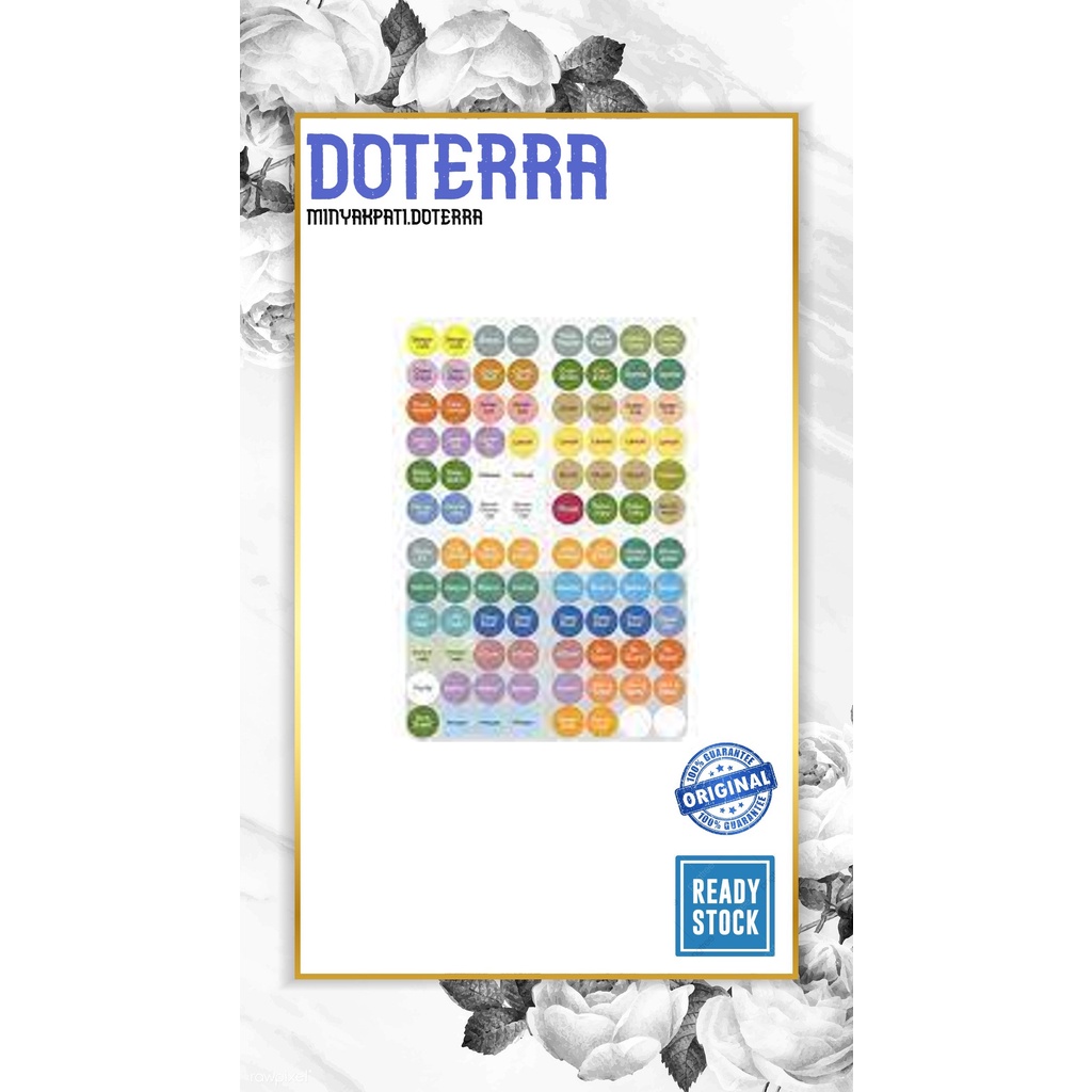 doTERRA CAP STICKERS (ENGLISH) | Shopee Malaysia