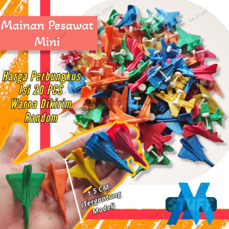 20PCS Fighter Jet Plane Toys Small Mini Colorful Random Old School Toys ...