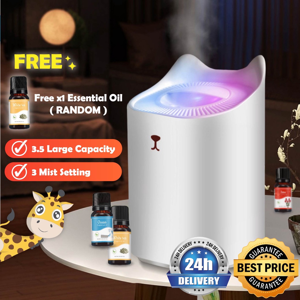 USB Air Humidifier Aroma Essential Oil Diffuser For Home Office ...