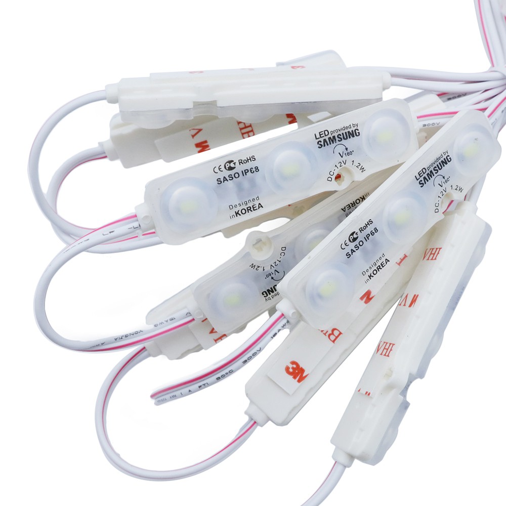 50pcs 12V LED Module Light SMD 5730 3LED 1.2W SAMSUNG Chip Waterproof ...