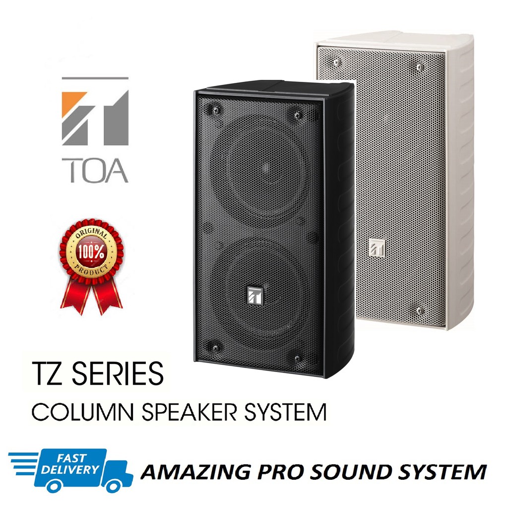 TOA Column Speaker 20W (TZ-206) (Black/White) | Shopee Malaysia