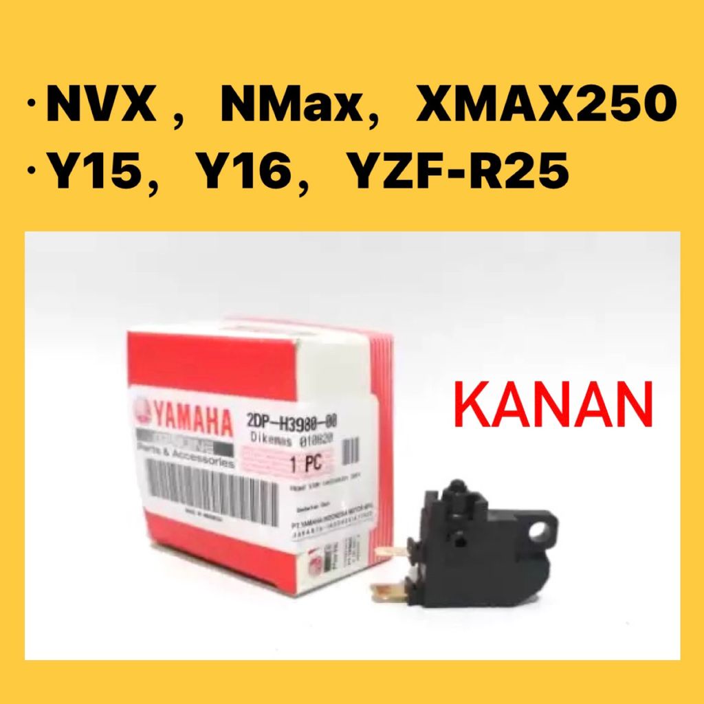 YAMAHA AEROX NVX 155 V1 V2 NMAX Y15 Y16 XMAX YZF R25 FRONT BRAKE SWITCH ...