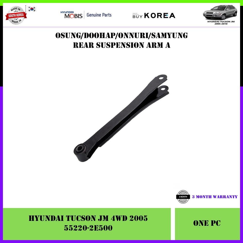 Hyundai Tucson JM 4WD 2005-2010 Rear Korea Aftermarket Suspension Arm A ...