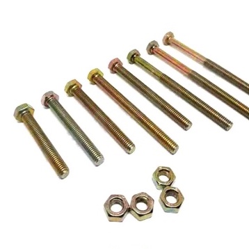 Complete Yellow Nut Bolts / Yellow Bolts / BMK / Hex Bolts / Hexagon ...