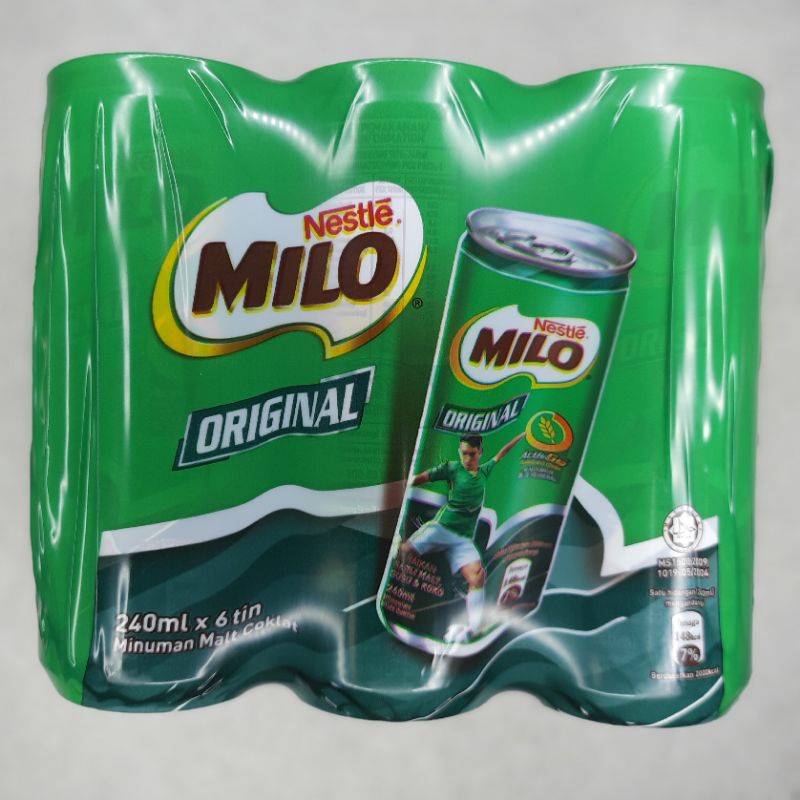 MILO Ready to Drink RTD- Can 6×240ml, UHT 6×200ml, UHT 8x125, UHT ...