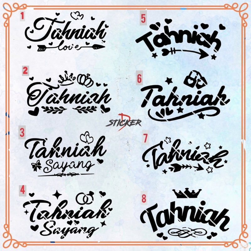 Sticker bobo balloon TAHNIAH (28) | Shopee Malaysia