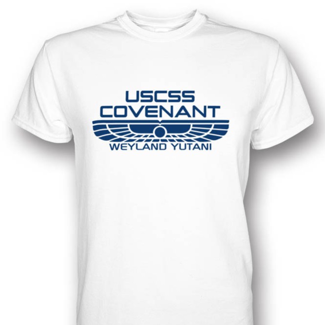 Alien Weyland Yutani USCSS Covenant Crew T-shirt | Shopee Malaysia