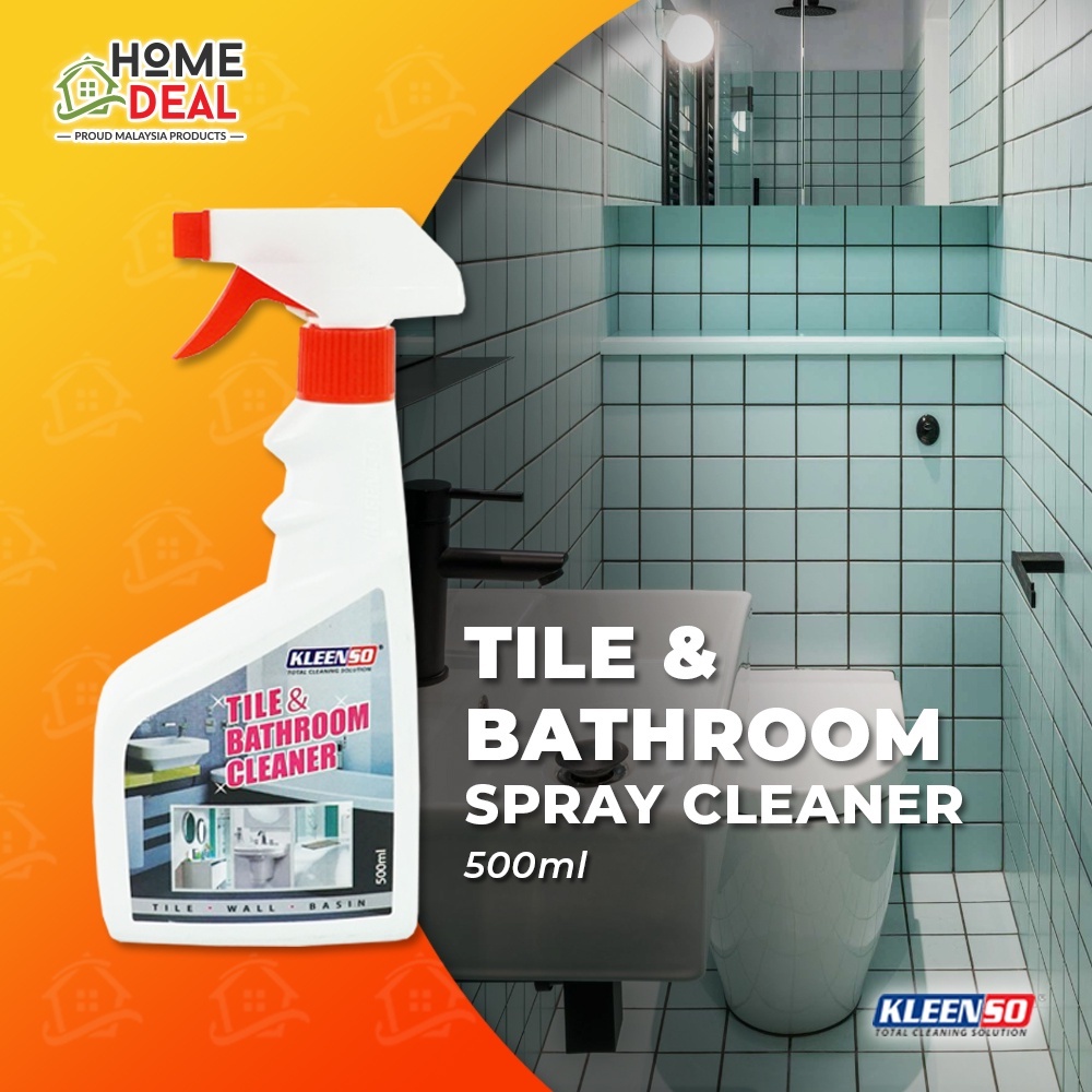 Kleenso Tile & Bathroom Spray Cleaner (500ml) | Shopee Malaysia