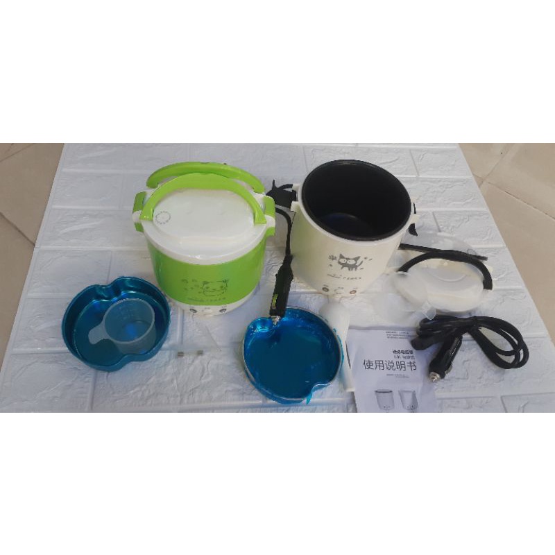 Car rice cooker 12v - 100w 24v - 130w capacity 1 liter | Shopee Malaysia