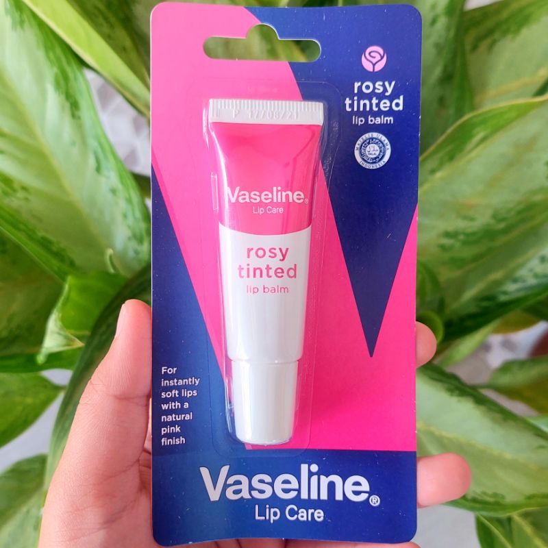 Vaseline Lip Balm Moisturizing & Brightening Lips Rosy Tinted 10g - Lip Care | Shopee Malaysia