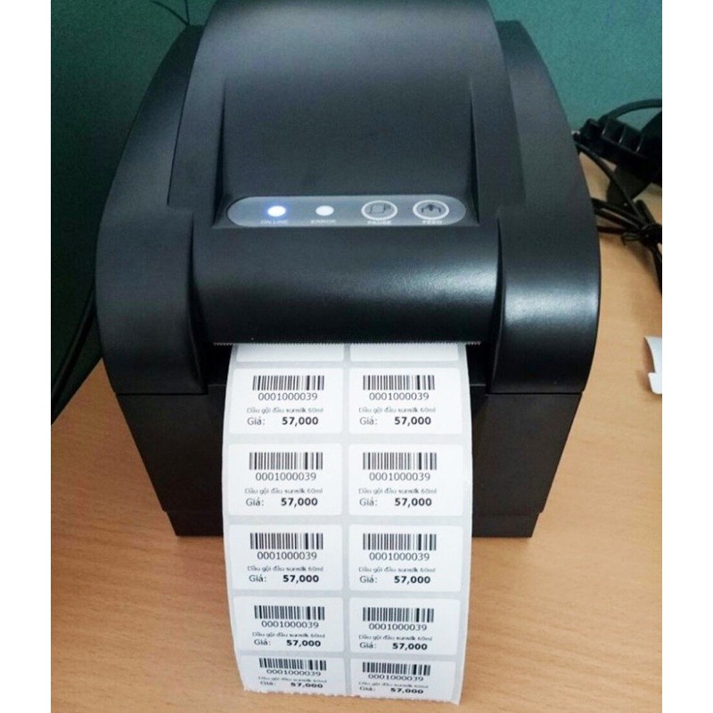 Xprinter 350b Printer for secondary labels, milk tea stamps, bill of lading codes, Xprinter 350b ...