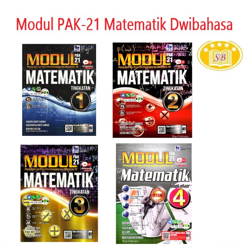 Nilam Publication Modul Pak-21 KSSM Matematik Tingkatan 1,2,3,4 ...