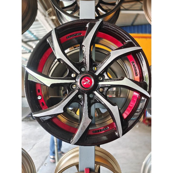 Rim Ninja 6.5jj 15' viva/kelisa/kenari/axia/bezza/myvi/honda pcd100 ...