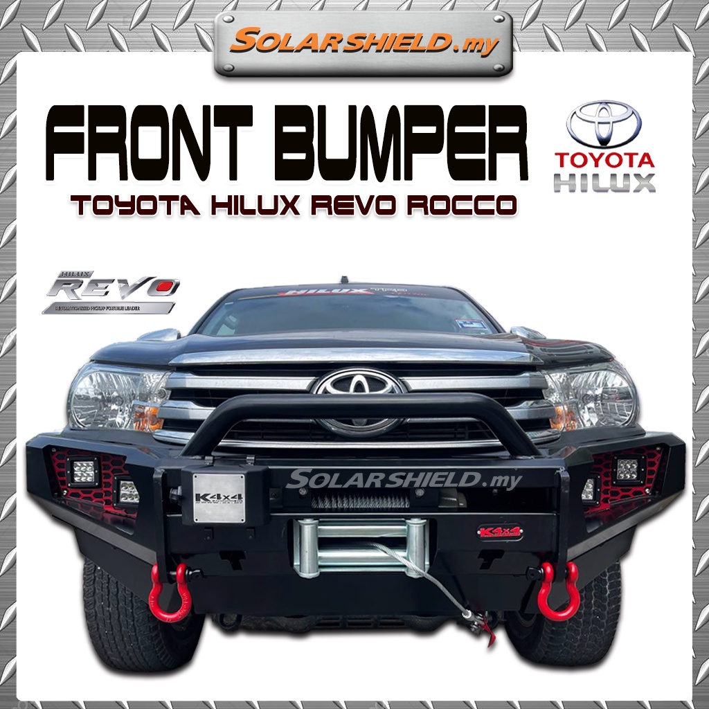 Toyota Hilux Revo Rocco Front Bull Bar Bumper 4X4 Front Bumper Bumper ...