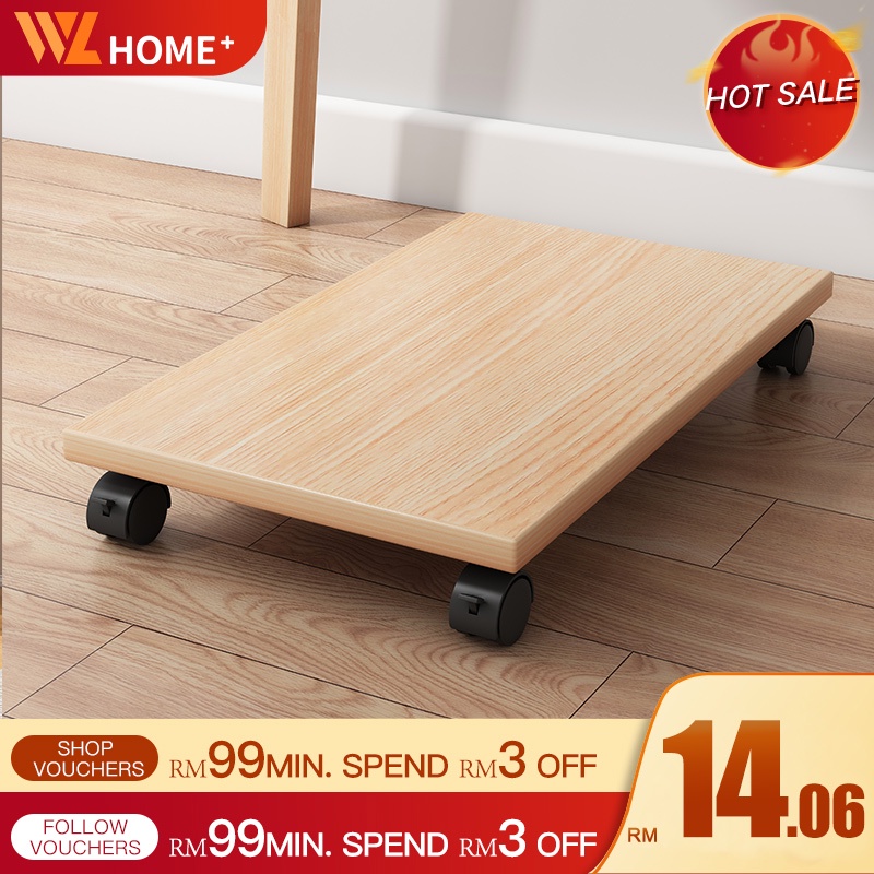 Computer Host Base Tray Removable Pulley Rack Computer Host Bracket ...