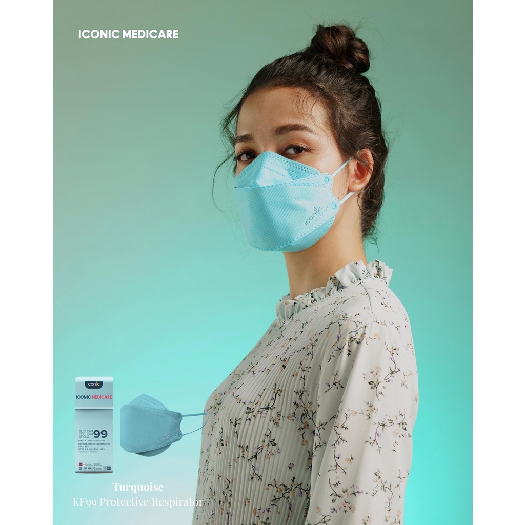 Iconic Medicare 4 Ply KF99/KF94 Protective Respirator - Korean Medical ...
