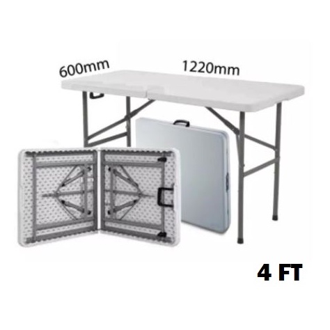4FT Portable & Multifunctional 2 Way Foldable Table / Meja Lipat ...