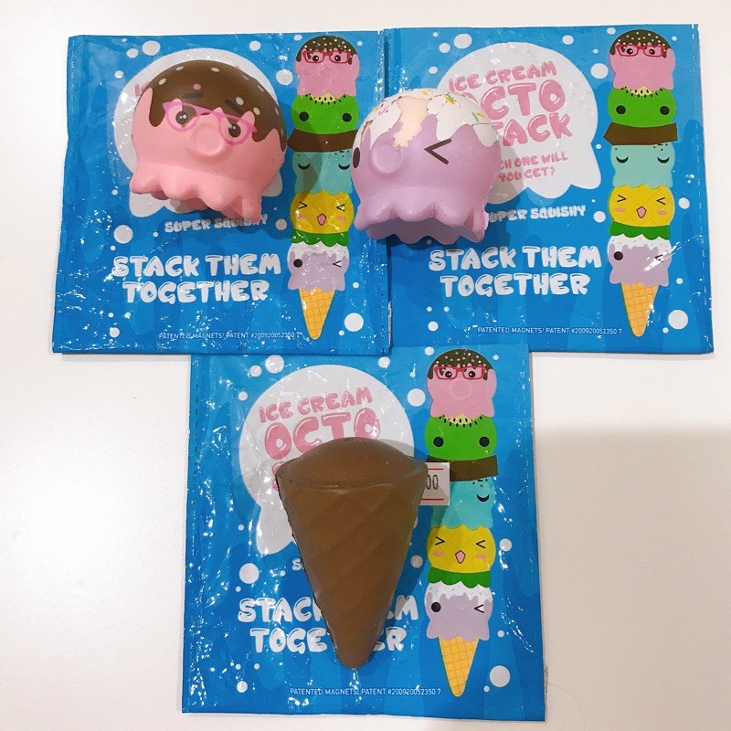 Squushy Package 75k Get 3 Squishy Octopus Stack By Punimaru Octopus ...