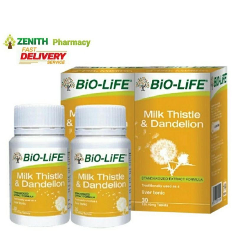 BIOLIFE EXP:05/2026 MILK THISTLE & DANDELION 30'S/2×30'S | Shopee Malaysia