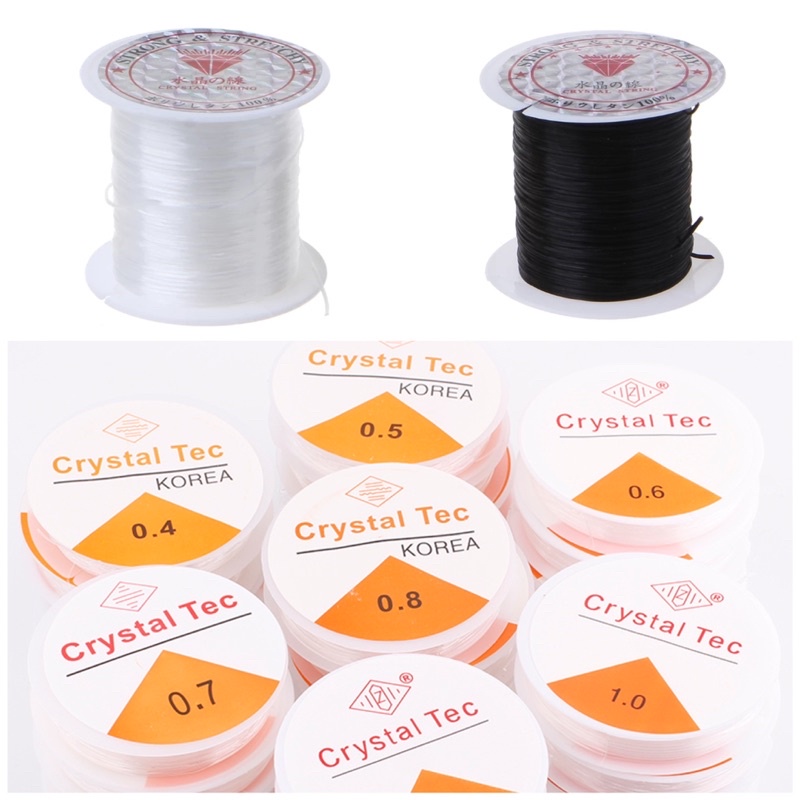 Perroll Flat Elastic String - Flat Rubber String - Crystal Tec String ...