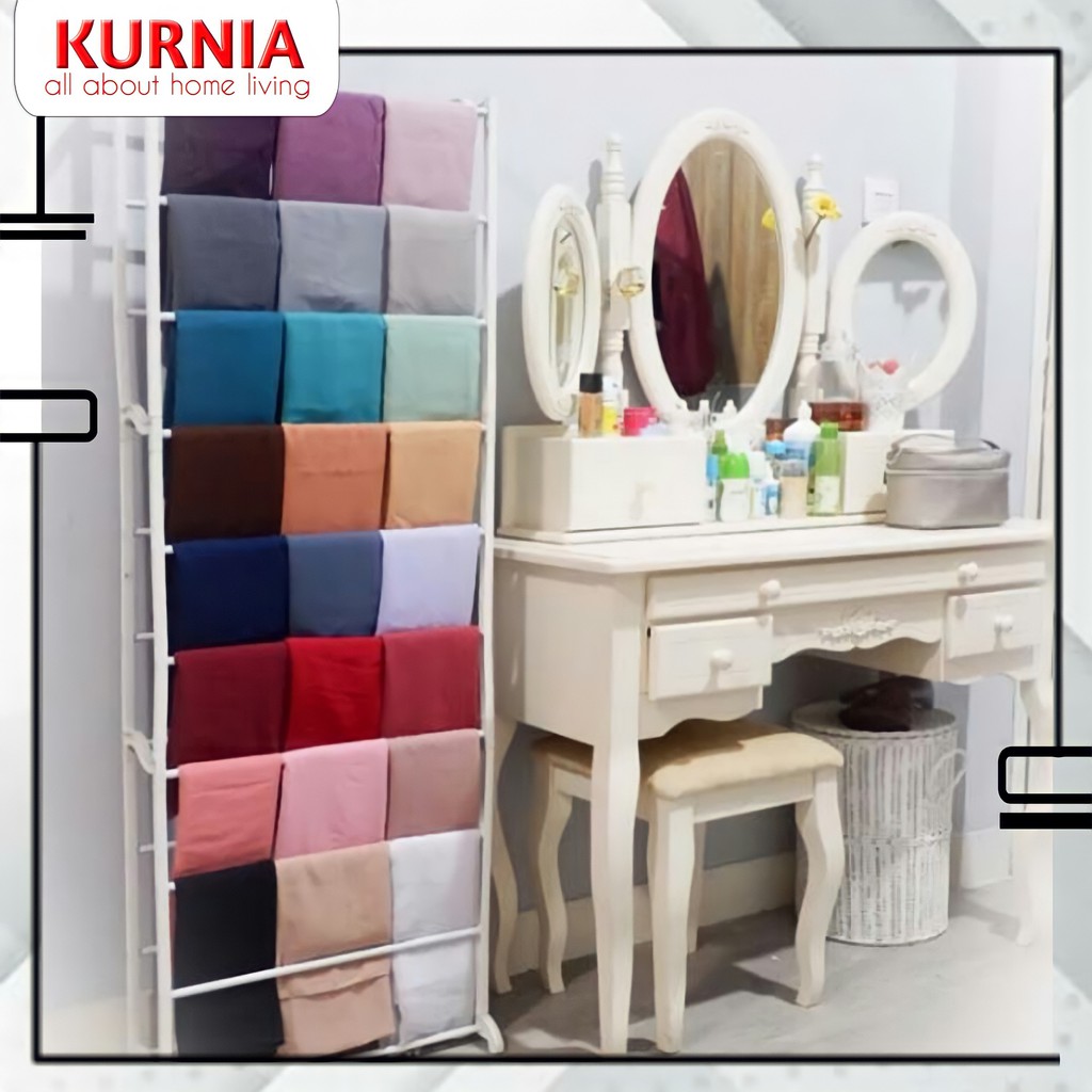 Rack Hanger Veil Hijab Hijab Scarf Shawl 10 Tier Multifunctional ...