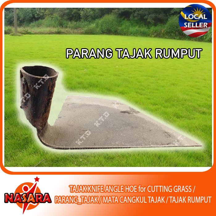 NASARA - TAJAK KNIFE ANGLE HOE for CUTTING GRASS / PARANG_TAJAK / MATA ...