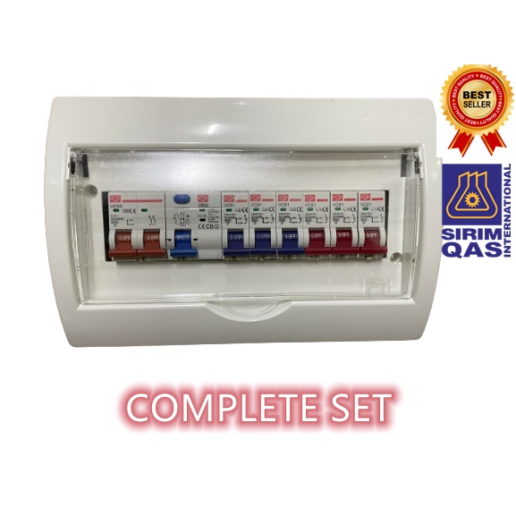 【Full Set Consumer Box 10.5 Way】 1 Row Ums Maxguard Electric Kotak Suis ...