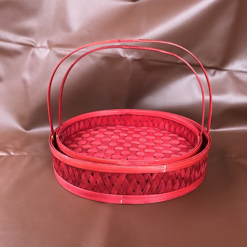 Bamboo Parcel Basket 1set - 2pcs | Shopee Malaysia