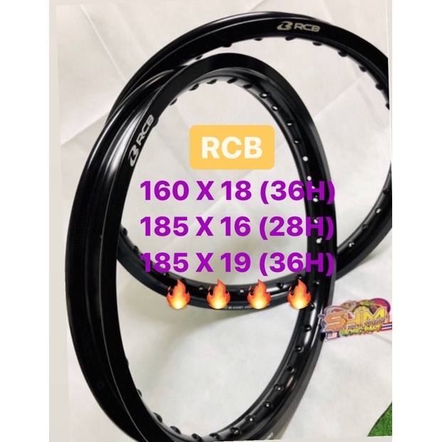 JL RACING [Stok Baru Sampai!!!] RCB Alloy Rim 160 X 18 / 185 x 16 / 185 ...