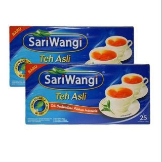 Sari Wangi Teh Asli / Sari Wangi Tea 25 / 50 sachets per box , Original ...
