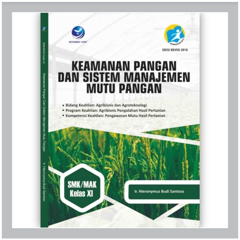Food Safety and Food Quality Management Systems Book for SMK MAK Class ...