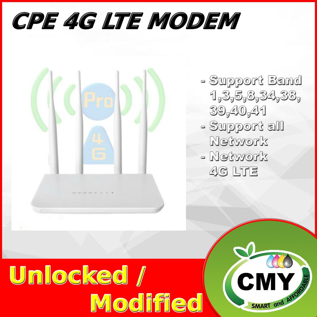 Modified Unlocked 4G LTE WIFI router CPE wireless router 300Mbps modem ...