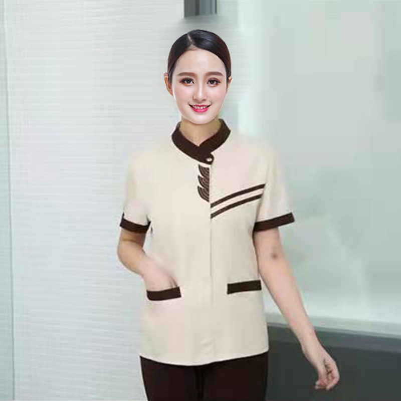 Ready Stock Long-sleeved hotel waiter uniform unisex hotel room ...