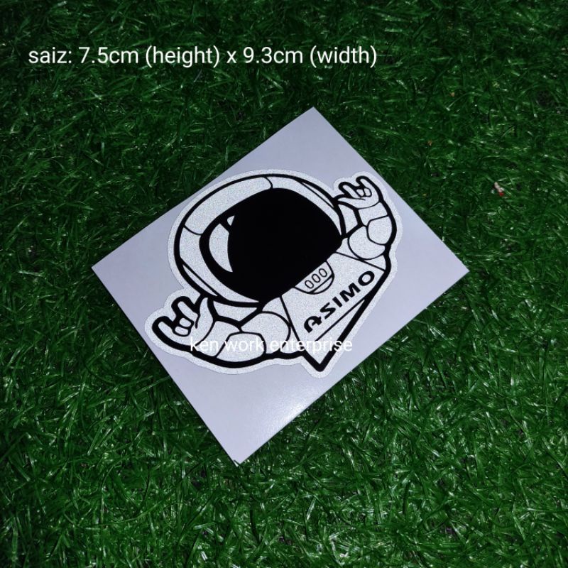 Sticker asimo (reflection) | Shopee Malaysia