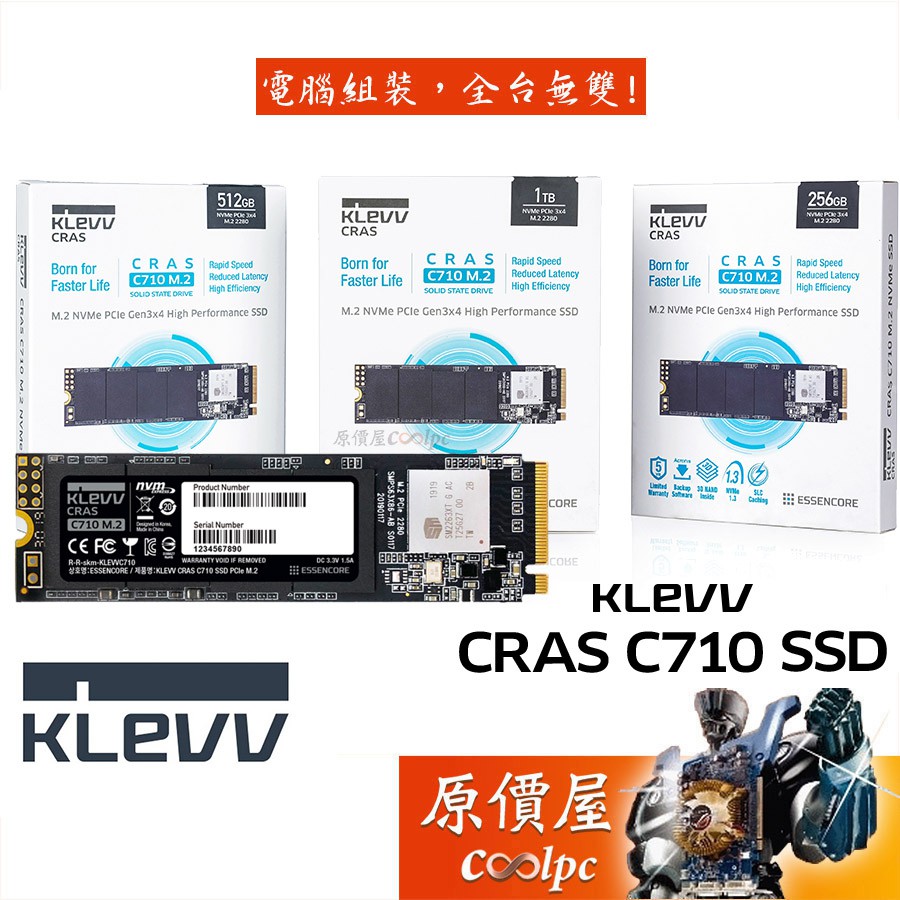 KLEVV CRAS C710 256G 512G 1TB M.2/SSD Solid State Drive/Original Price ...