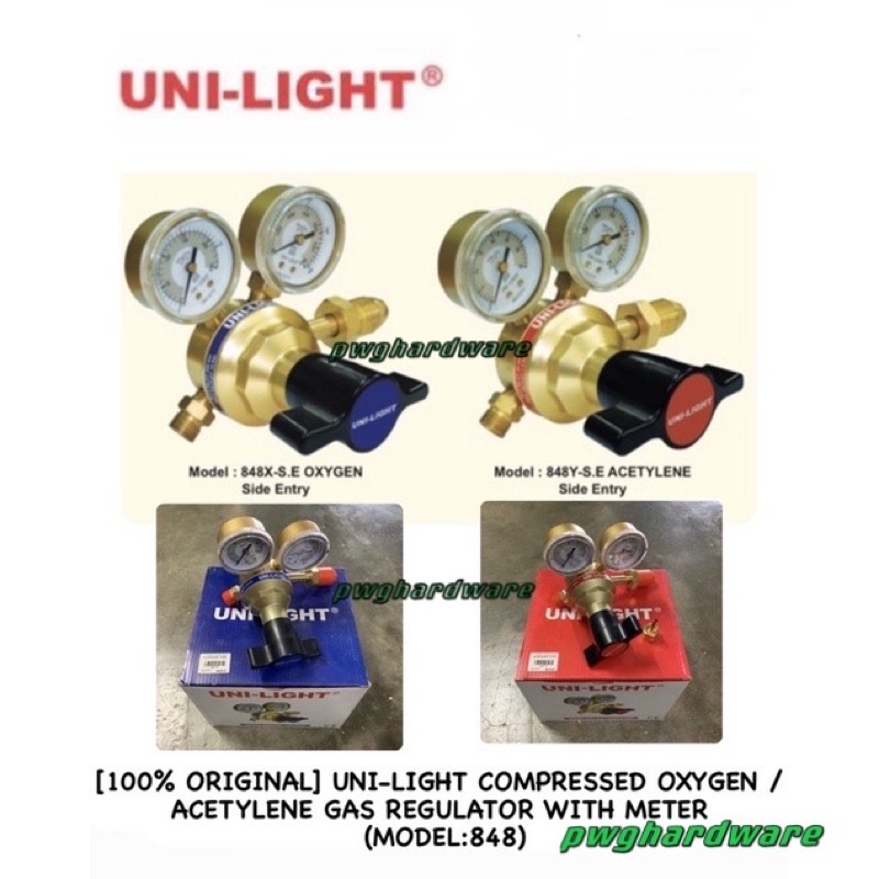 UNI-LIGHT GAS REGULATOR / OXYGEN REGULATOR/ ACETYLENE REGULATOR ...