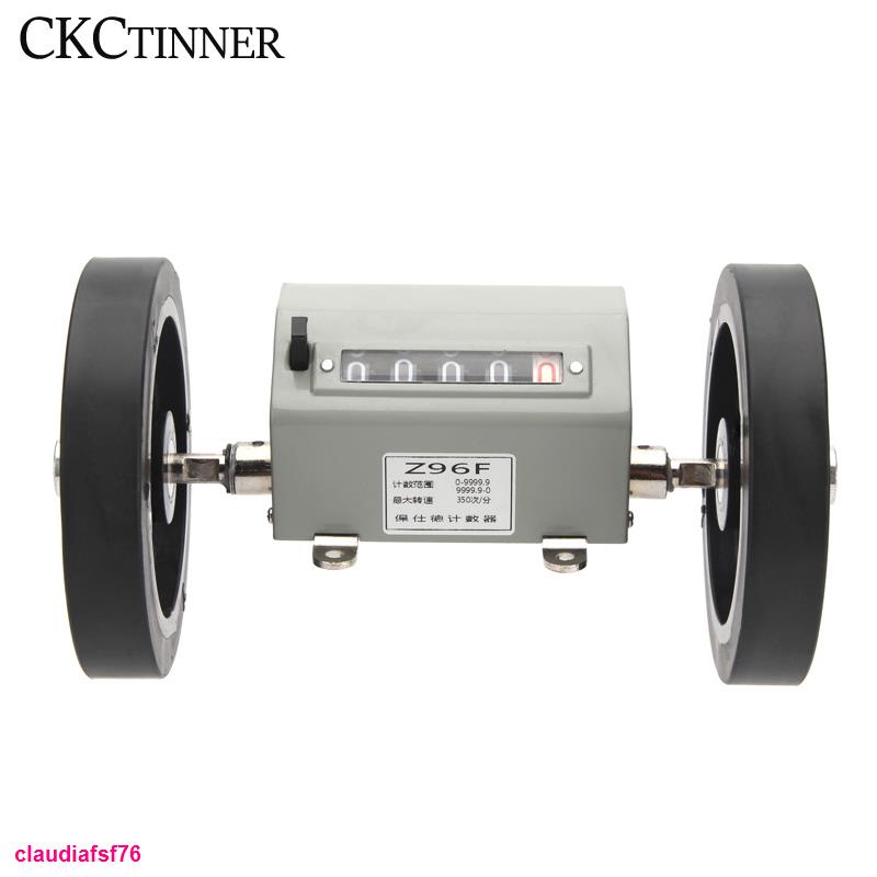 Z96-F Meter Counter Mechanical Length Distance Double Rolling Wheel 0 ...