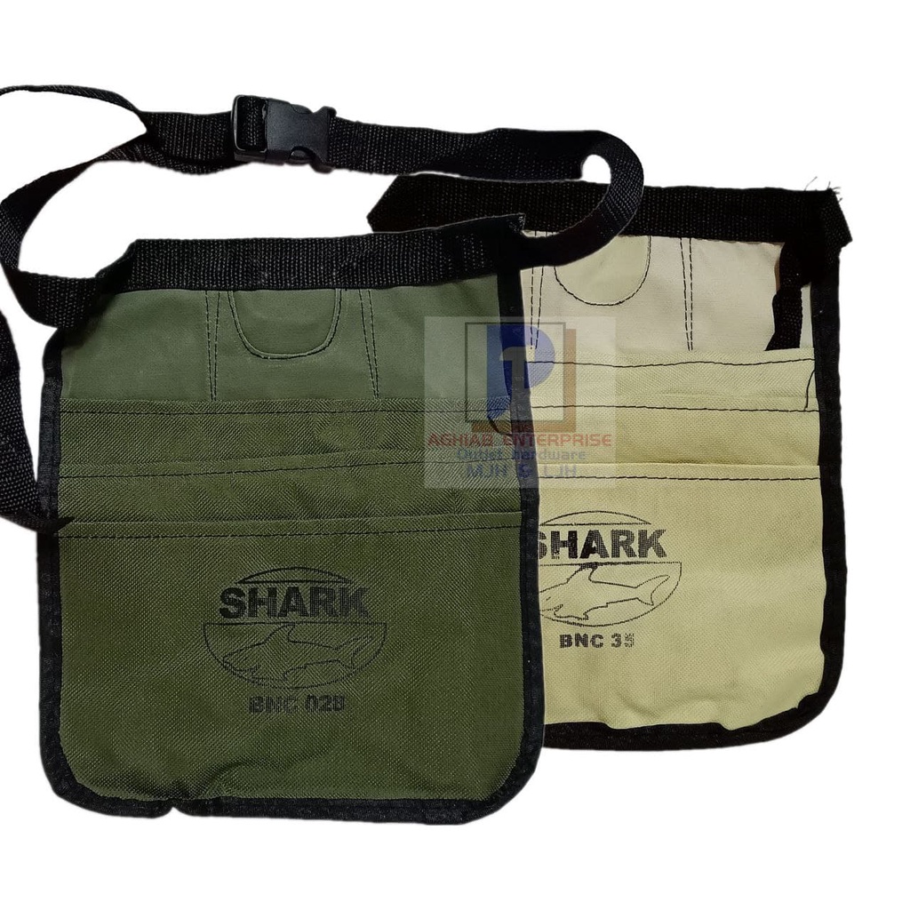 Nail Bag/Heavy Duty Canvas Type Beg/Paku Kain Tebal/Nail Bag with clip ...