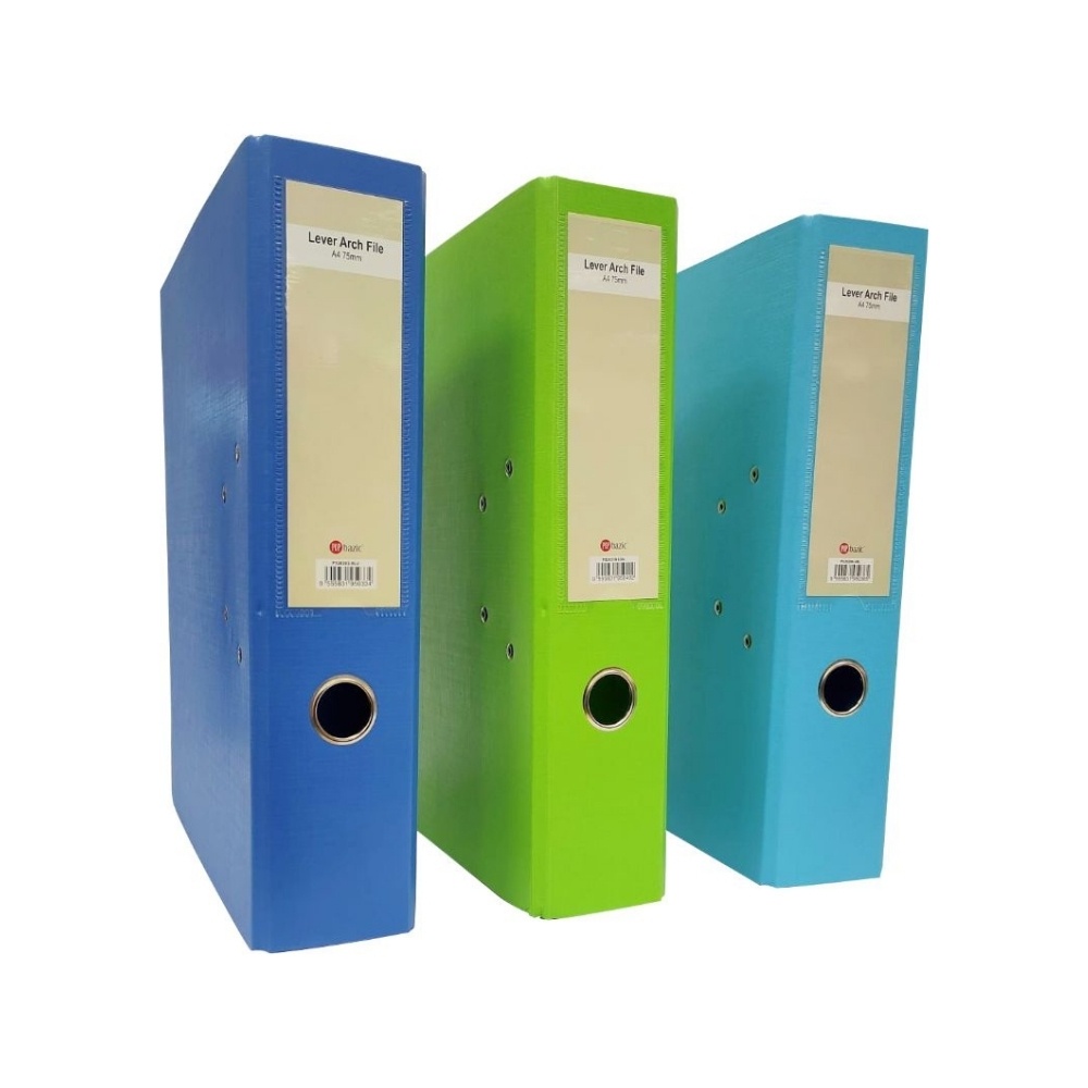 POP BAZIC PVC Colour Lever Arch File With Index A4 3" | Shopee Malaysia