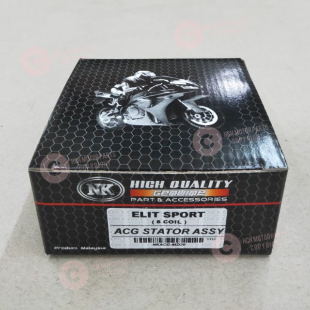 ACG STATOR COIL ASSY - MODENAS - ELIT SPORT (8 COIL) (NK) | Shopee Malaysia