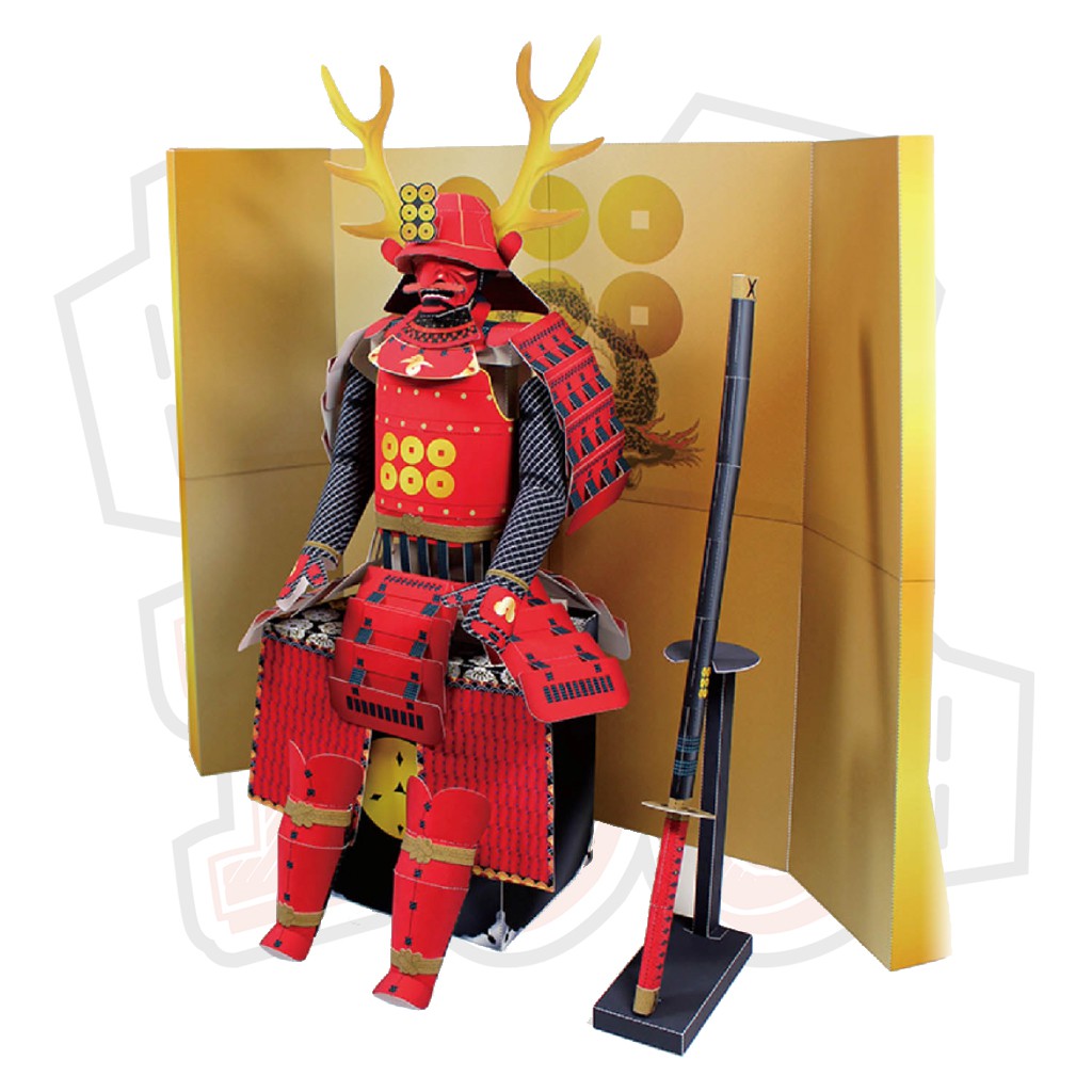 Japanese Armor Samurai Sanada Yukimura Paper Model | Shopee Malaysia
