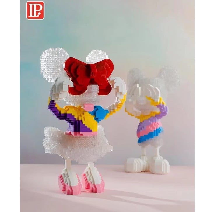LP BLOCK LED MINNIE MOUSE & MICKEY MOUSE BUILDING BLOCKS(210657 ...