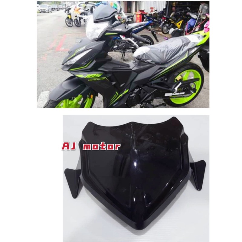 SYM185 VF3i VISOR CAP BLACK SYM 185 VF3 HEAD LAMP HANDLE COVER ...