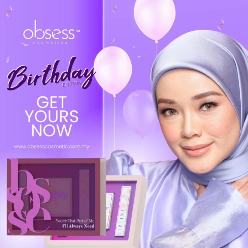 BIRTHDAY EDITION OBSES COSMETICS | Shopee Malaysia