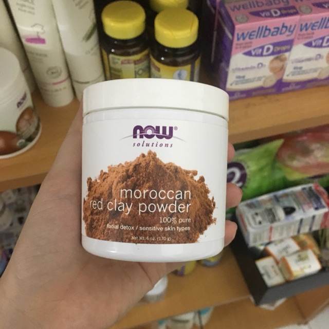 Now Moroccan Red Clay Powder 170g | Shopee Malaysia