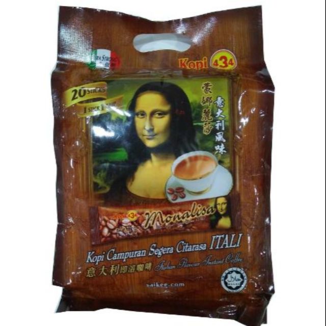 Muar Kopi 434 Sai Kee Monalisa 3in1 420gm (Coffee 434 Muar ...