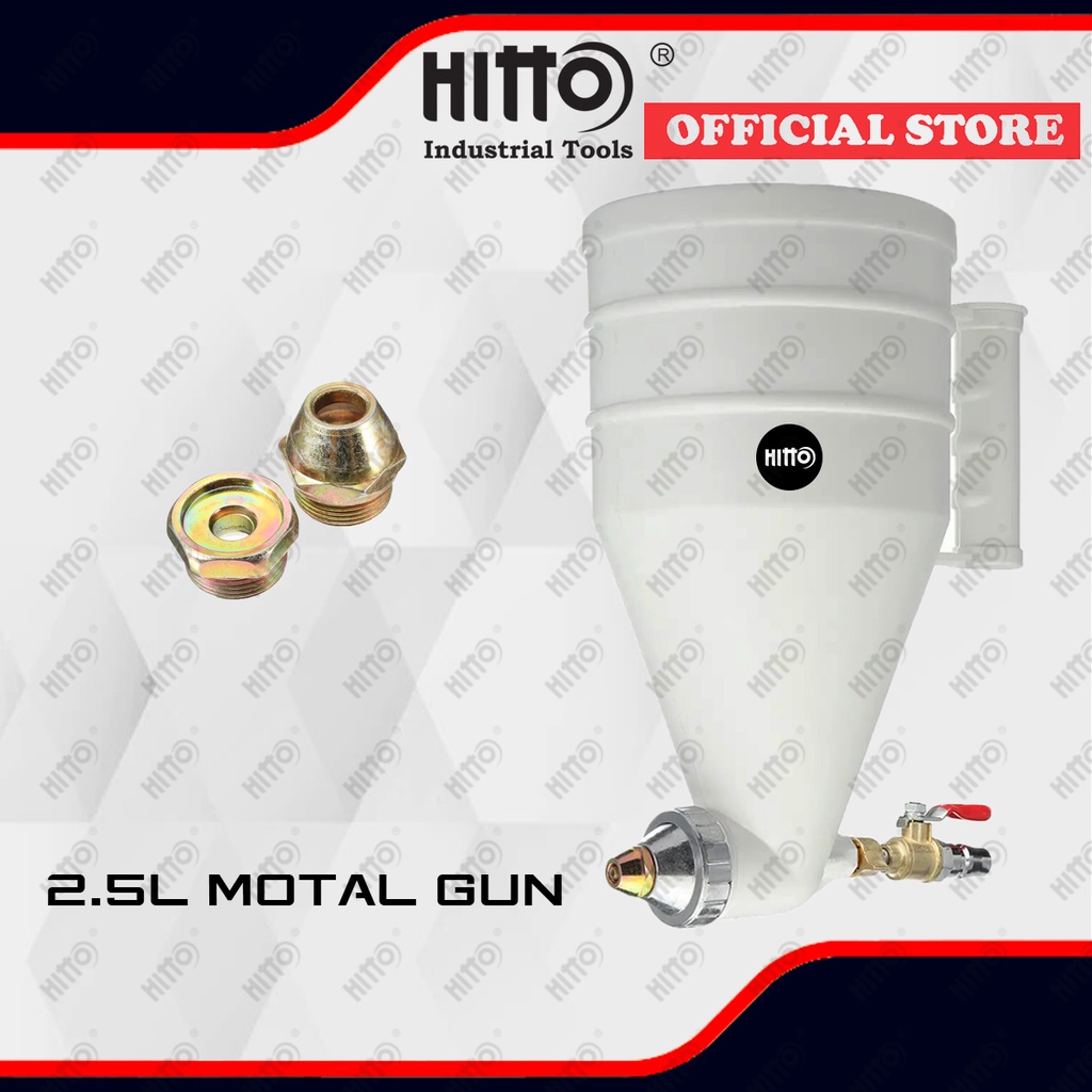 [ HITTO ] Mortal Gun & Mortal Spray Gun Hopper Coating External Wall ...
